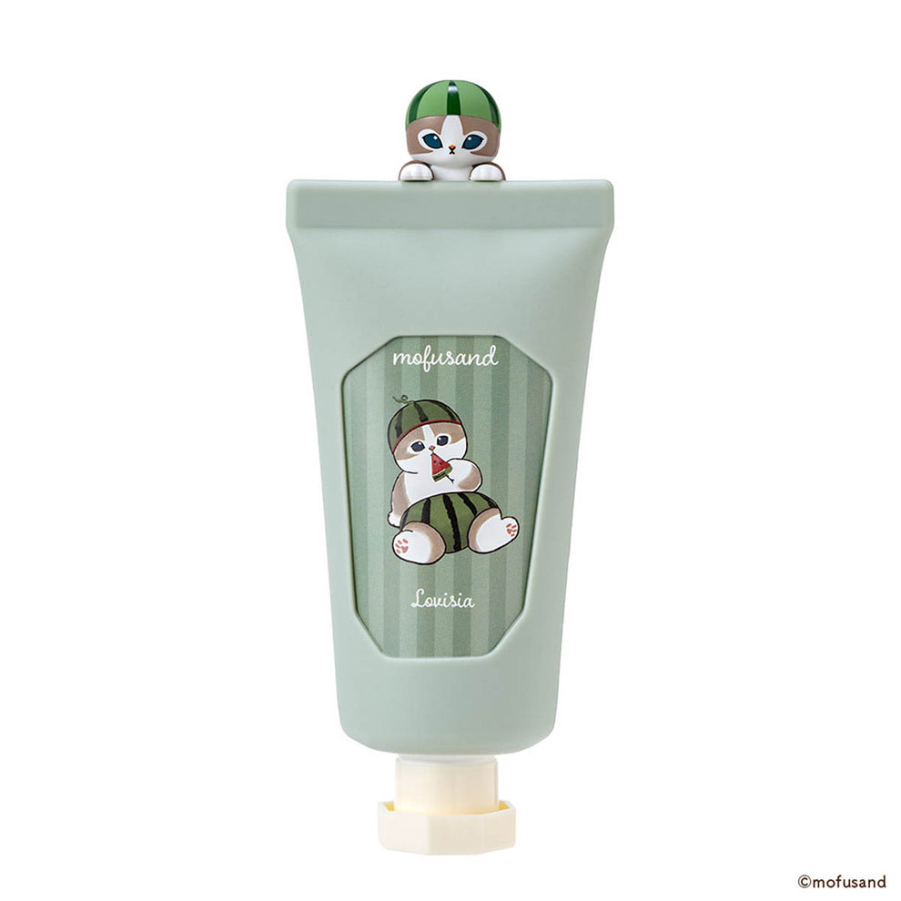 mofusand Lovisia Hand Cream with Mascot Figure (Watermelon Meow ...