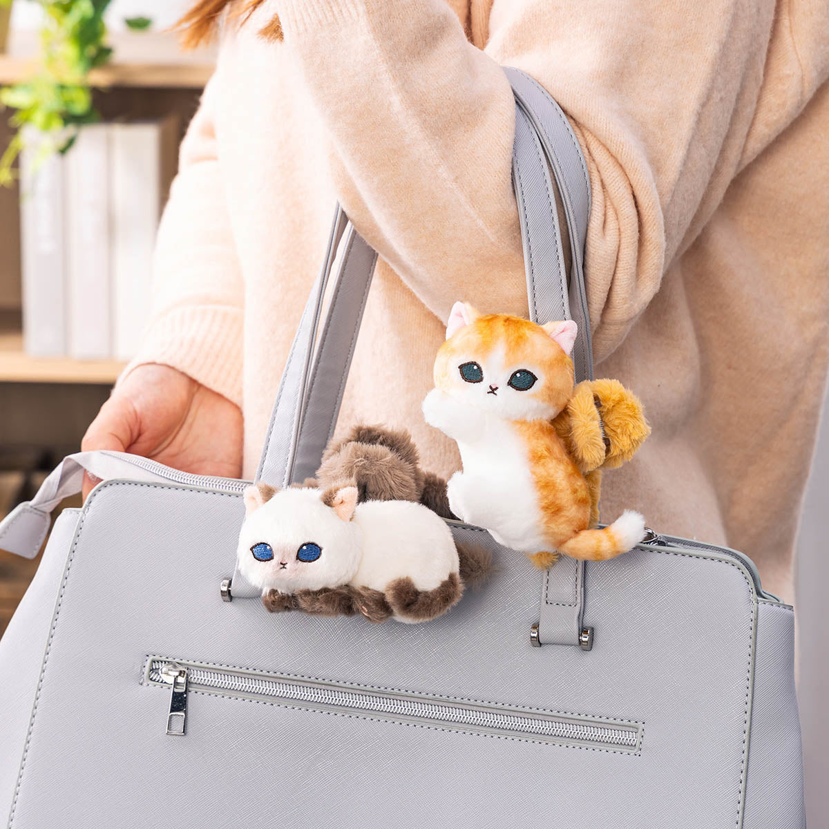 mofusand Plush Hair Clip (Siamese Cat) | mofusand mofumofuMarket