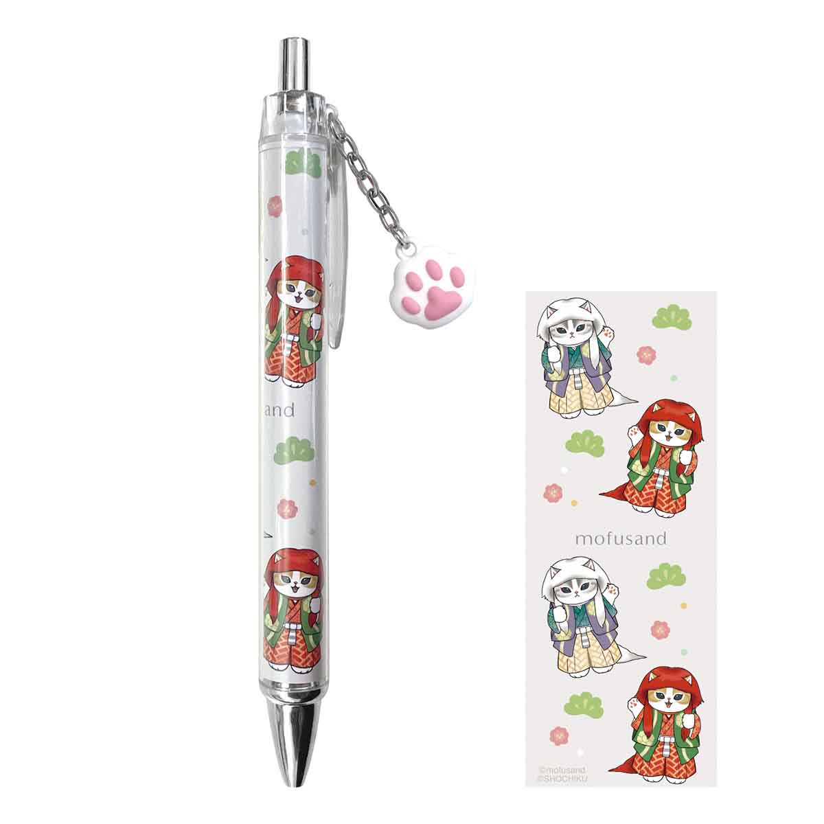 mofusand mofumofu journey Kabuki Meow Ballpoint Pen | mofusandもふもふマーケット